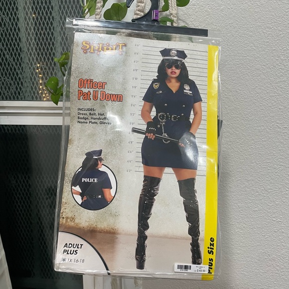 Spirit | Dresses | Plus Size Police Officer Costume For Women | Poshmark